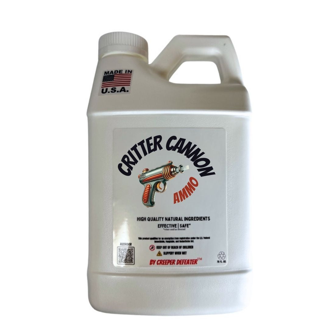 CRITTER CANNON™ NATURAL PEST REPELLENT SHOOTER – CREEPER DEFEATER®